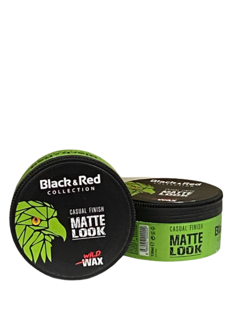 Black & Red Matte Look Wild Wax 150 ml